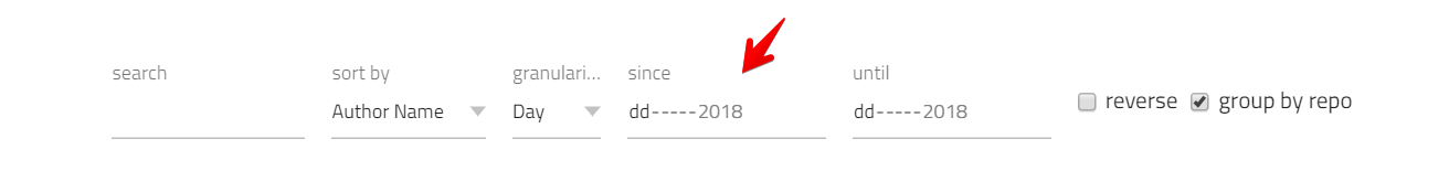 Report#datepicker: default value not filled on initial load · Issue #358 · reposense/RepoSense ...