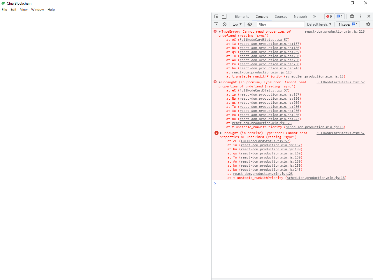 White screen on startup with v1.2.12246 · Issue #10110 · Chia-Network ...