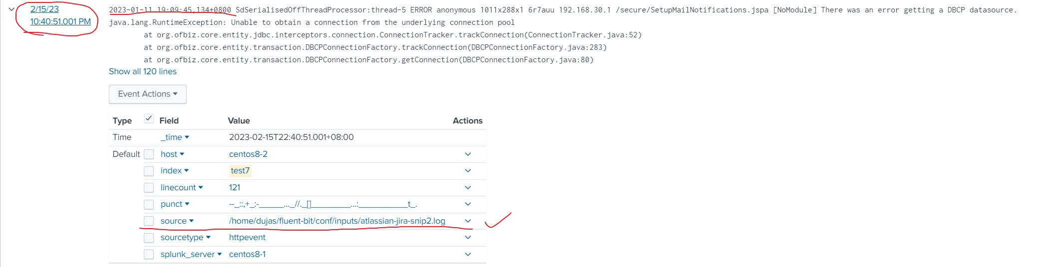 Splunk Event Metadata Source Is Not Set With Expected Value · Issue 6840 · Fluent Fluent Bit