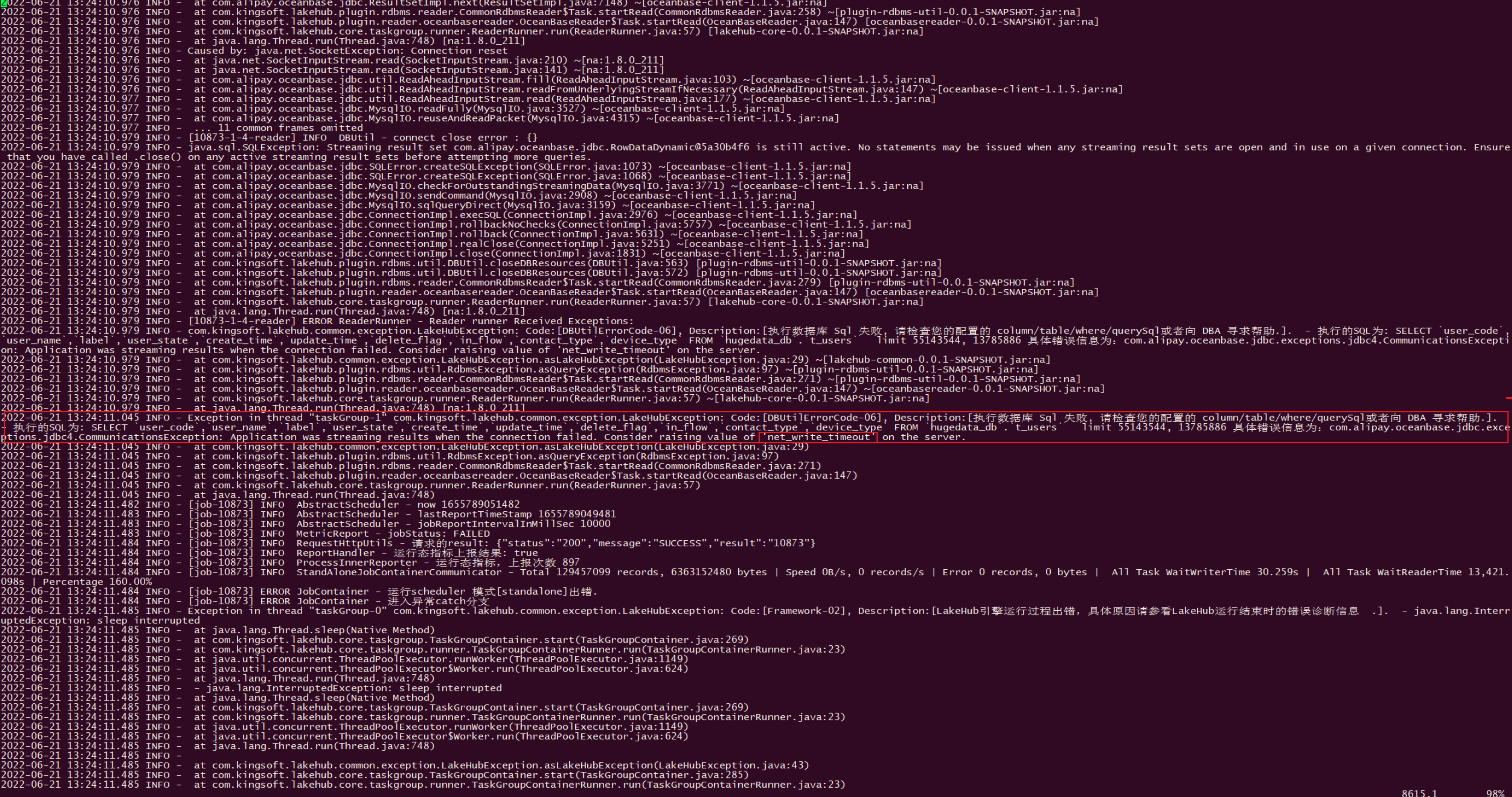 [Bug]: Fail to set net_write_timeout · Issue #972 · oceanbase/oceanbase · GitHub