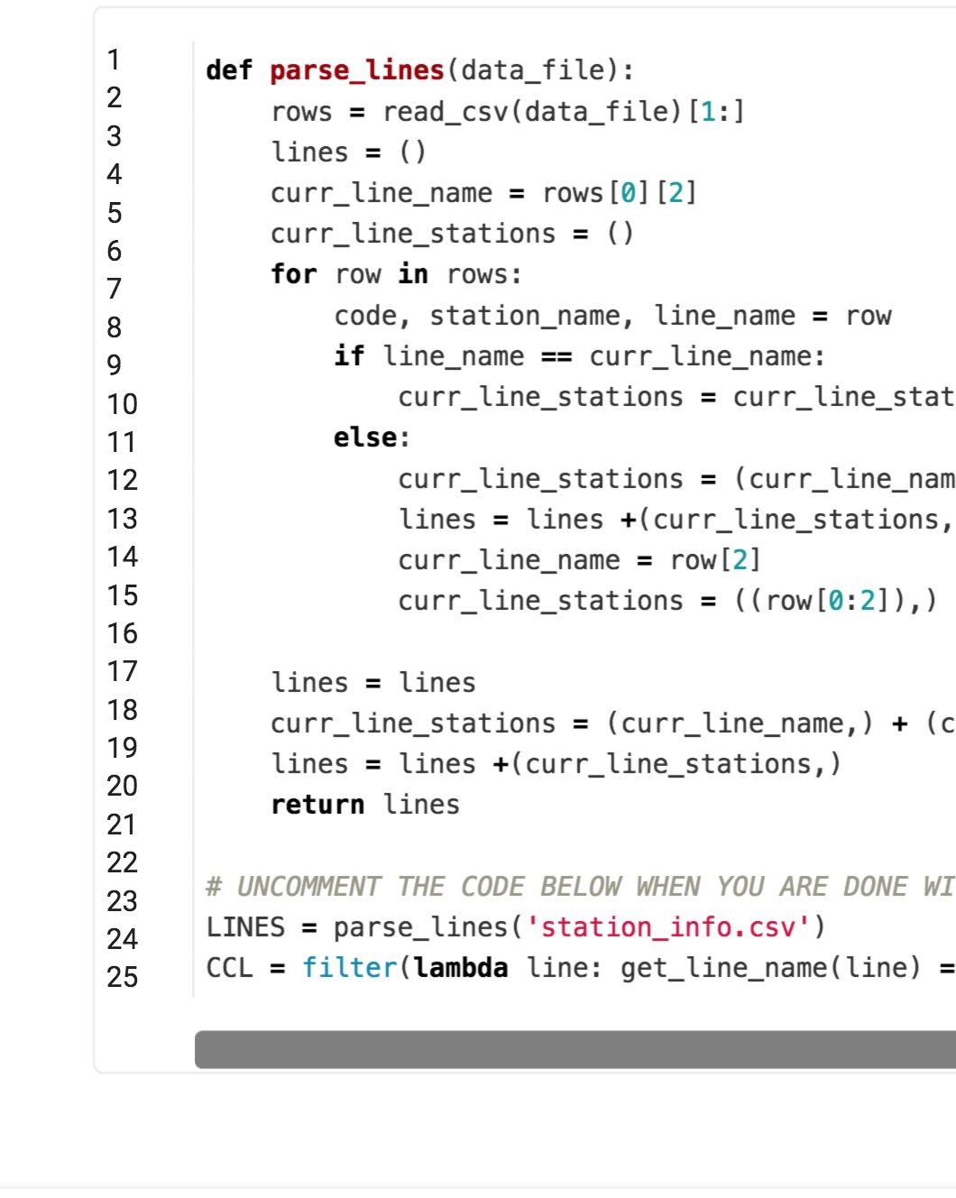 Line numbers don't align with code · Issue #3137 · Coursemology/coursemology2 · GitHub