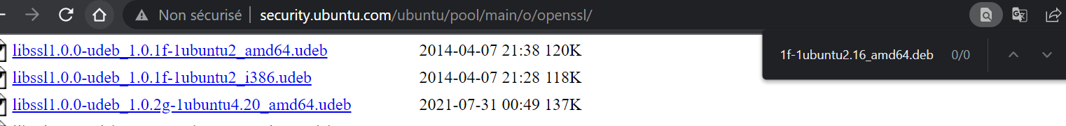 Cannot Download version libssl1.1_1.1.1f-1ubuntu2.16_amd64.deb of libssl · Issue #7105 · actions ...