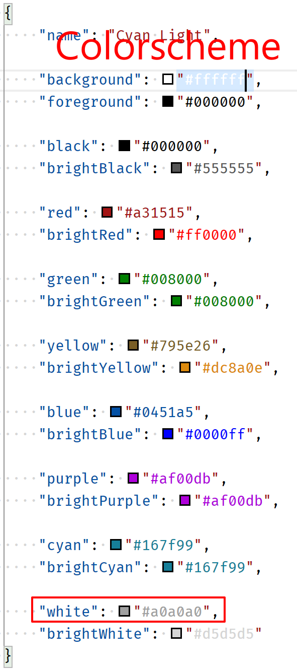 Incorrect color for white · Issue #7226 · microsoft/terminal · GitHub