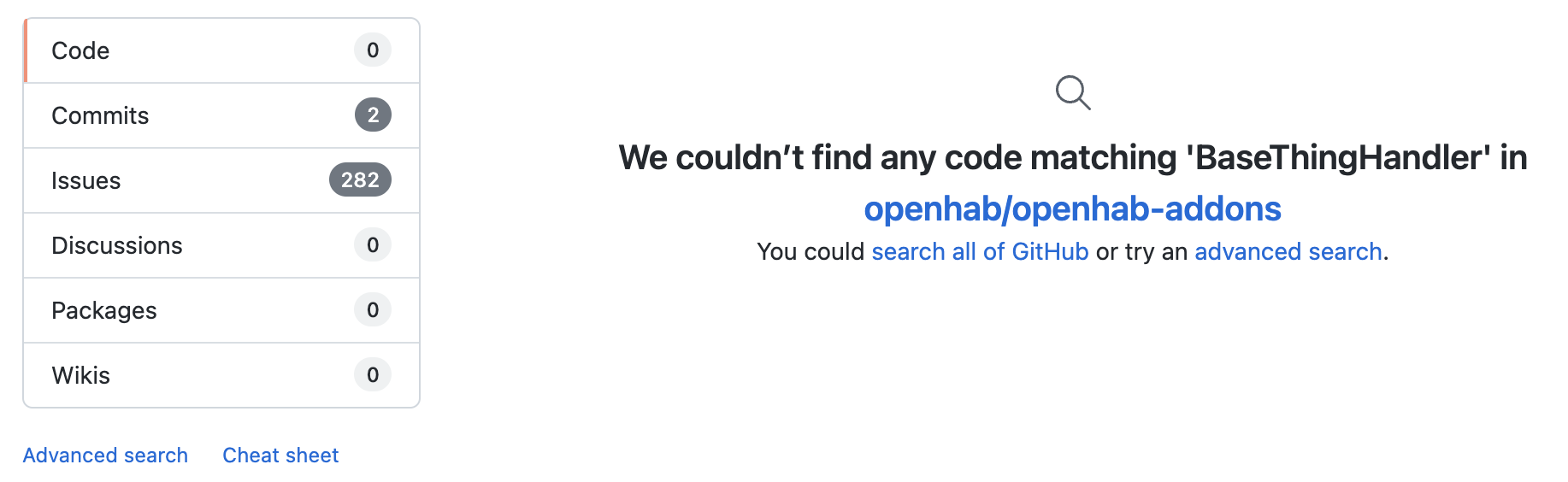 Search of repo returns no code results · community · Discussion #44388 ...