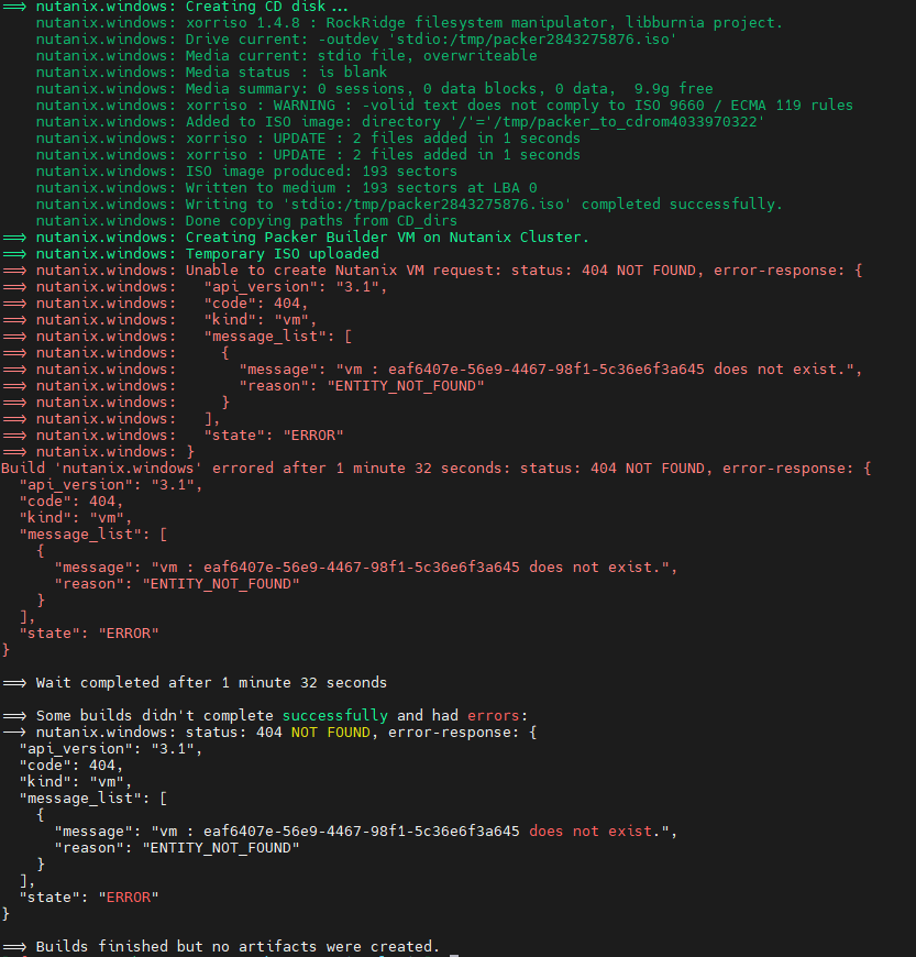 Unable to build windows image on Nutanix using plugin · Issue #77 ... Unable to build windows image on Nutanix using plugin · Issue #77 ...
