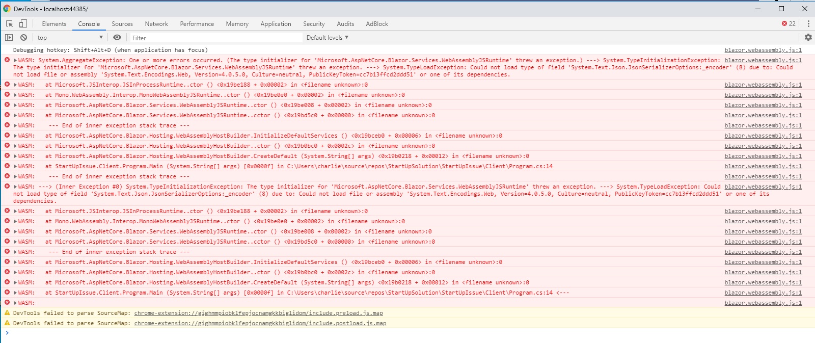 Blazor Intermittent Loading Issue · Issue #18411 · dotnet/aspnetcore · GitHub