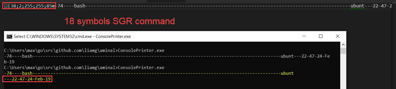 ConPTY inserts unexpected new line character · Issue #380 · microsoft/terminal · GitHub