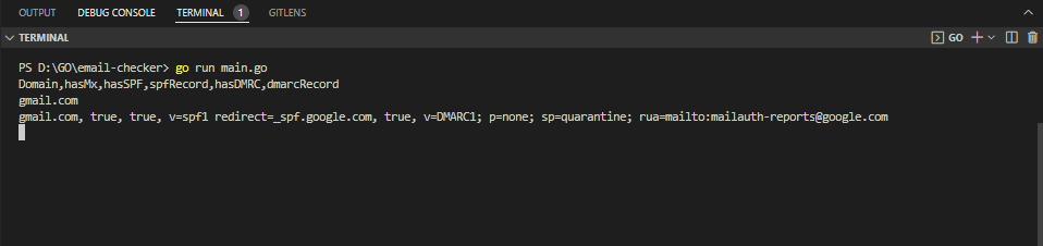 GitHub - Clint-Mathews/go-email-domain-checker: Simple email domain checker using go