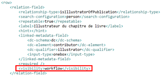 When using entities, metadata values with visibility set as “workflow” are not displayed in the ...