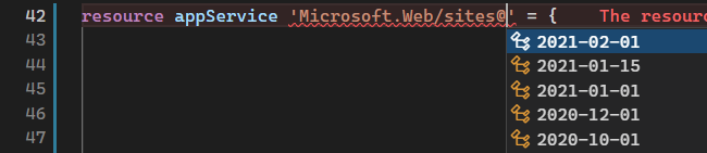 Intellisense for bicep registry modules names and versions · Issue #5790 · Azure/bicep · GitHub