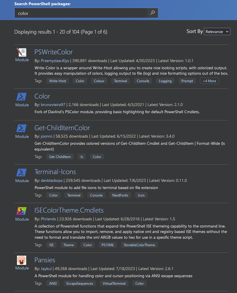 Show Owner In Find Psresource · Issue 1371 · Powershellpsresourceget · Github 6164