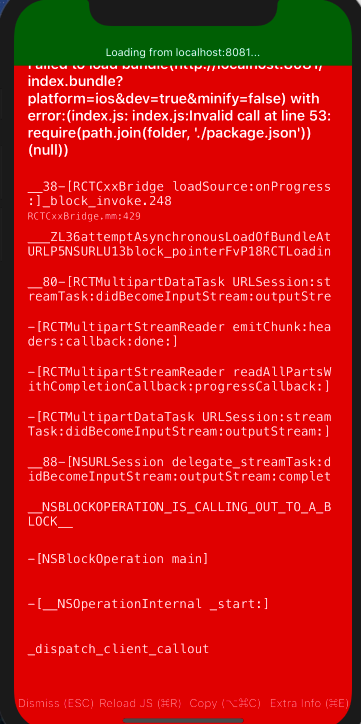 Bundling Fails Immediately With Obscure Invalid Call Error · Issue 23007 · Facebookreact 