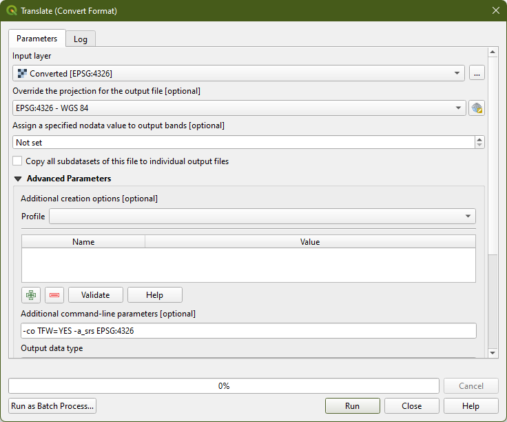 GDAL Translate not respecting -a_srs for TFW files · Issue #46417 · qgis/QGIS · GitHub