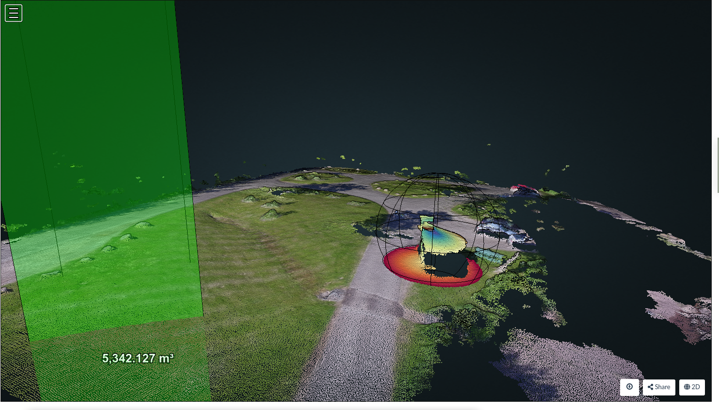 Possible Bug: Spherical Volume Measurement does not draw labels · Issue #1185 · potree/potree ...