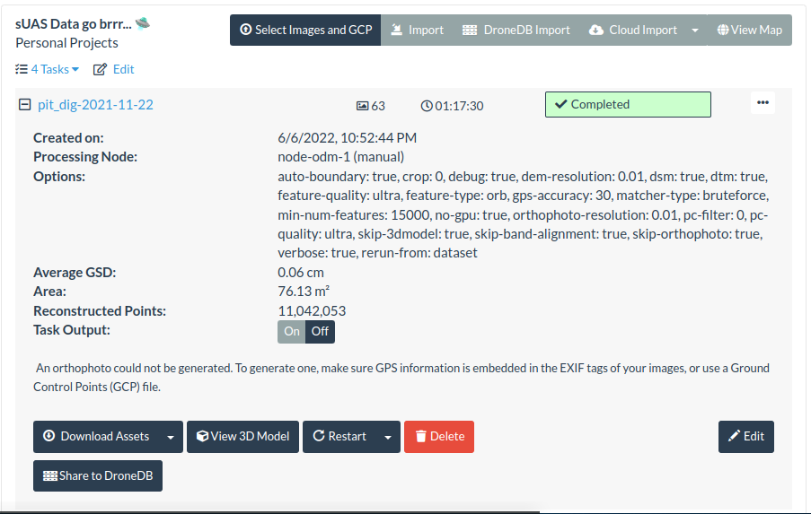 Possible Bug: View Map (2D Map) not available when Orthophoto skipped and DEMs Enabled · Issue ...