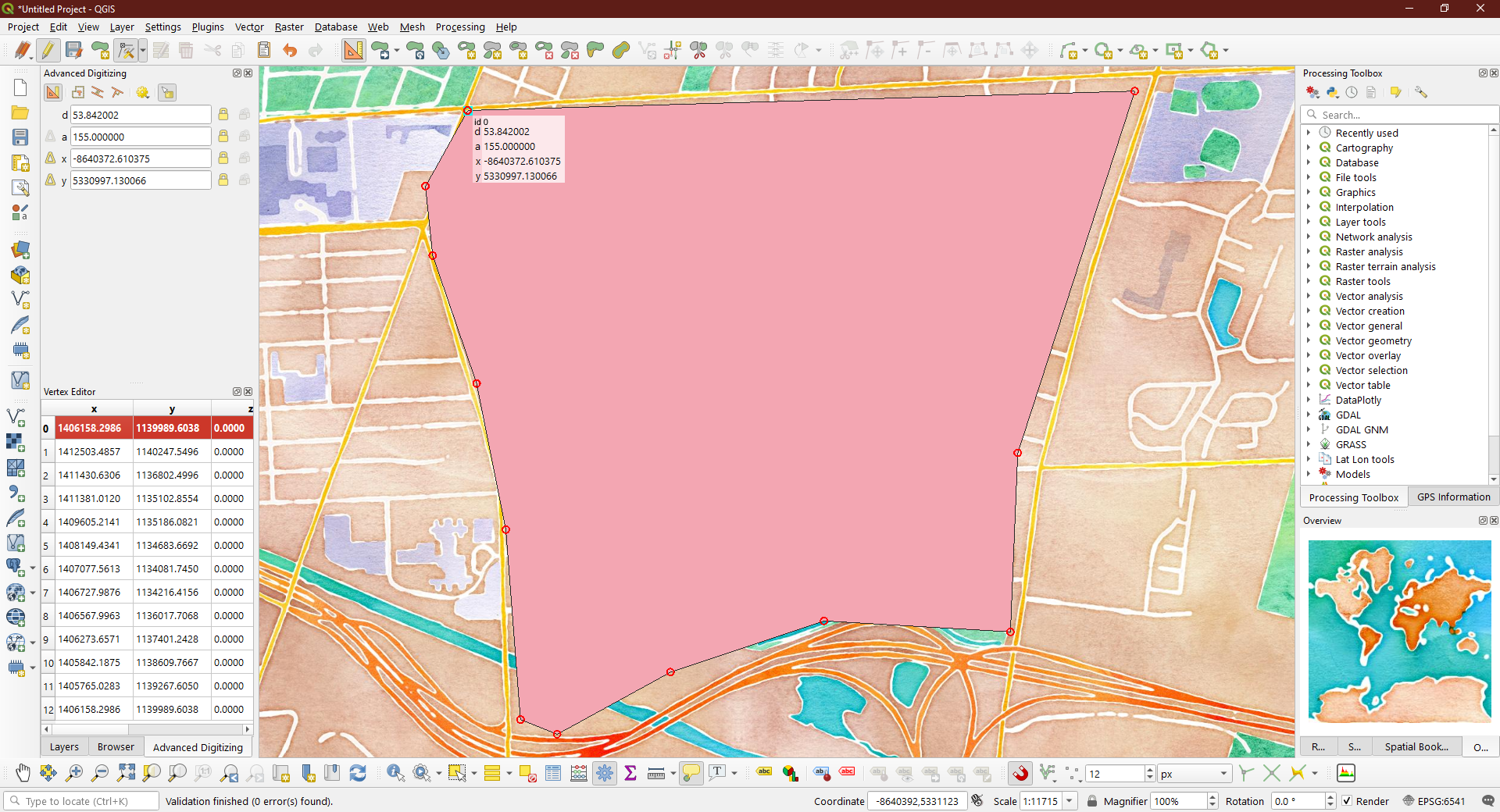 Split/Dock possiblity for Advanced Digitizing and Vertex Editor · Issue #33346 · qgis/QGIS · GitHub