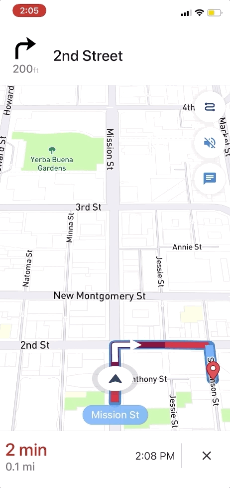 Improve route overview button · Issue #1455 · mapbox/mapbox-navigation-ios · GitHub