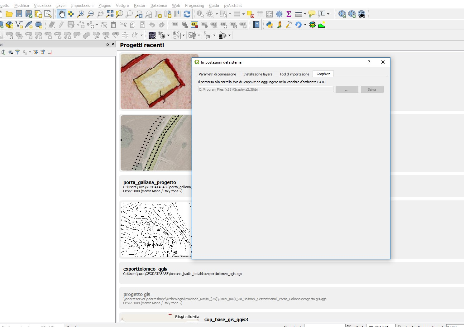 QGIS3 Windows8 Python 3.6 Pulsante Export Matrix disabilitato · Issue #24 · pyarchinit ...