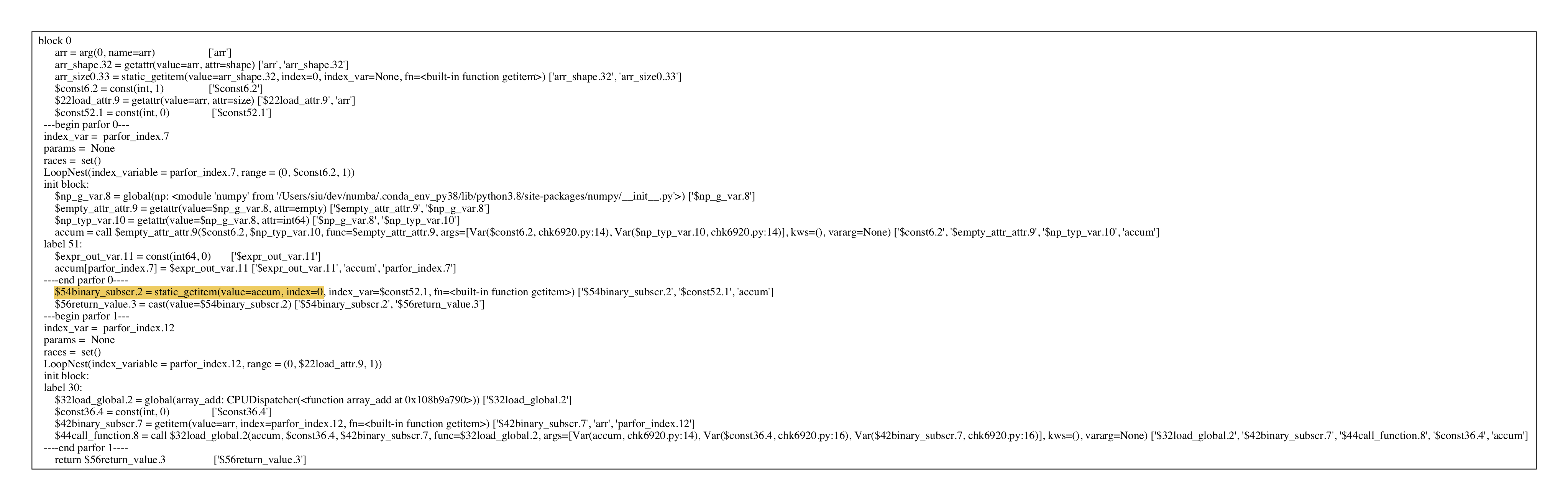 Bad Parfor loop fusion side-effects? · Issue #6920 · numba/numba · GitHub