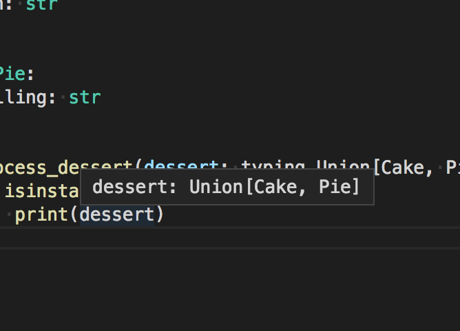 Type narrowing doesn't appear to work on typing.Union · Issue #1004 ...