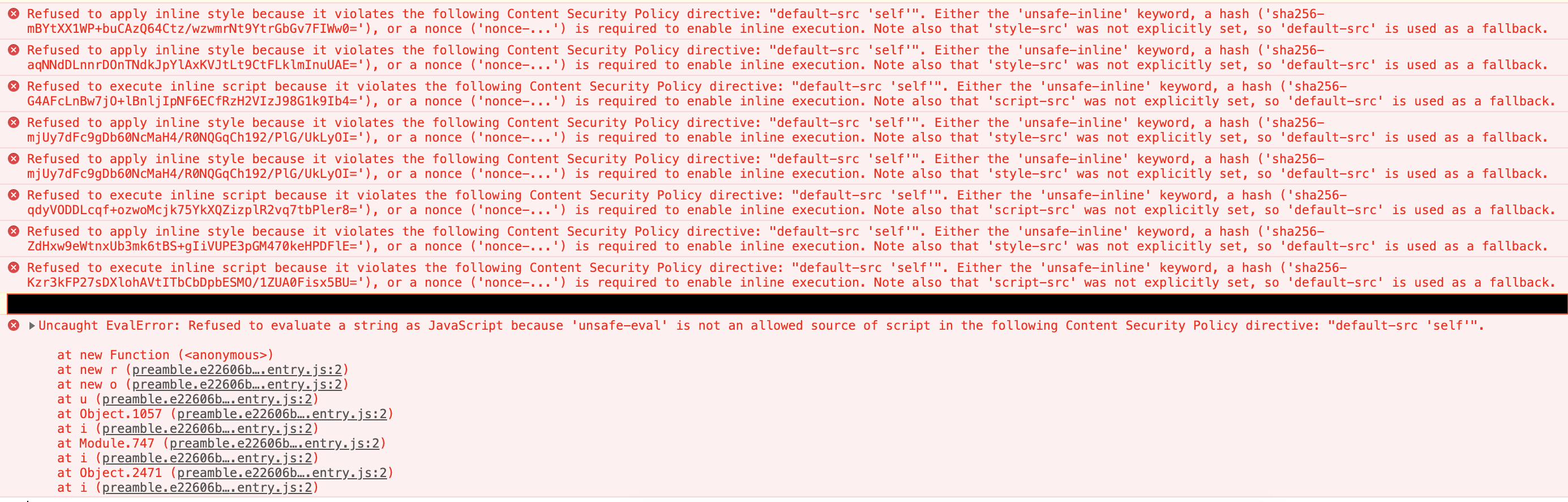 Inline Script Execution And Styling In Superset Violating Content Security Policy · Issue 11713