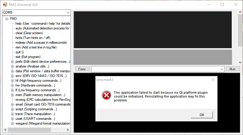 Application failed to start due to no Qt platform plugin could be initialized?? · Issue #1274 ...