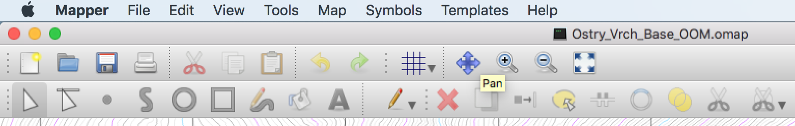 Missing template menu, and missing menu items, on macOS · Issue #1067 · OpenOrienteering/mapper ...