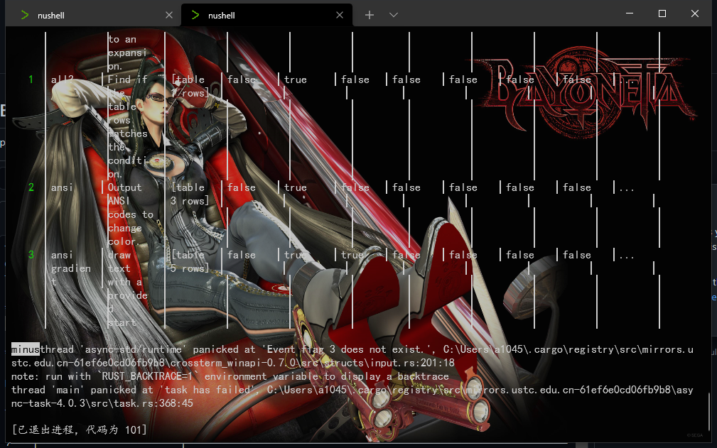 when mouse drag with table-paper feature,main thread panic. · Issue #3773 · nushell/nushell · GitHub