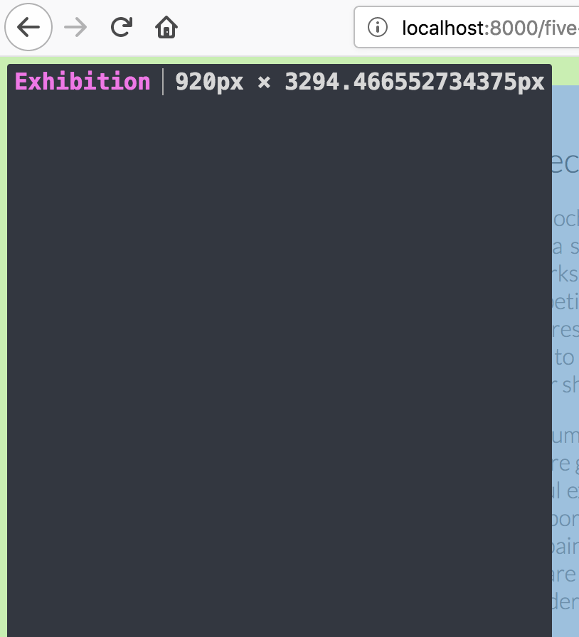 Firefox Devtools highlights elements with a huge dark grey box, obscuring the page · Issue #1012 ...
