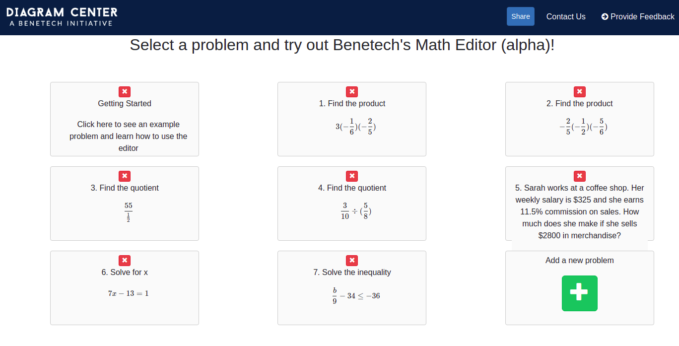 UI - mockups for sharing problem url and adding new problem · Issue #364 · benetech/MathShare ...