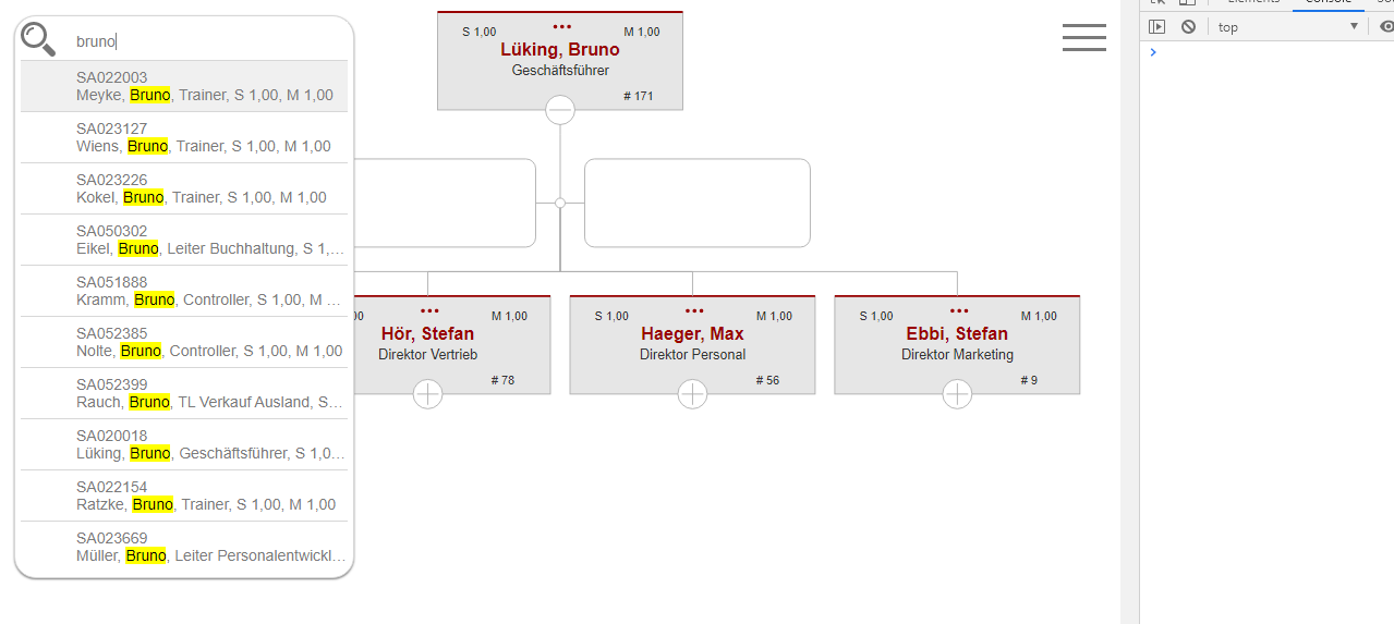 Receive error when searching · Issue #244 · BALKANGraph/OrgChartJS · GitHub