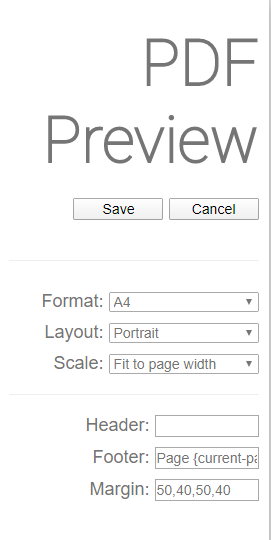PDF Preview – Need a way to customize the form. · Issue #310 · BALKANGraph/OrgChartJS · GitHub