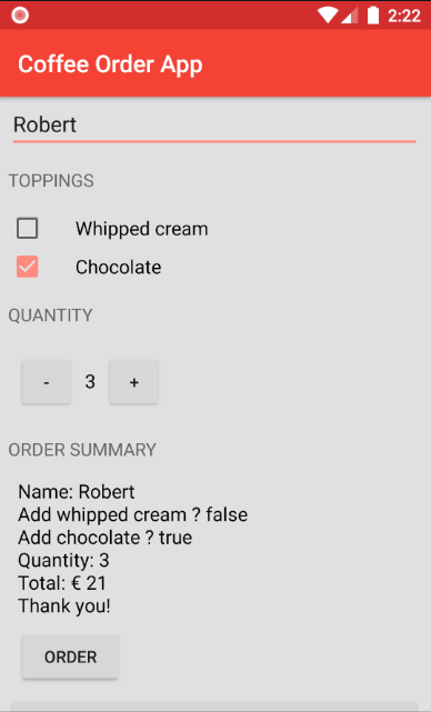 GitHub - noxicus/Coffee-Order-App: #Android #Java