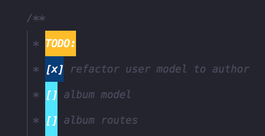 Proposal : Highlights [] & [x] · Issue #100 · wayou/vscode-todo-highlight · GitHub