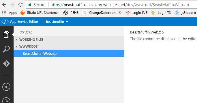 "Deploy Azure App Service" task not actually deploying a migrated ASP.NET MVC Core 2.0 web app ...