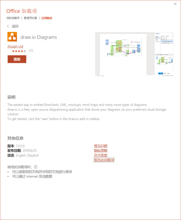 The Microsoft Office Plugin For Appears Empty Upon Opening · Issue 3723 · Jgraph 