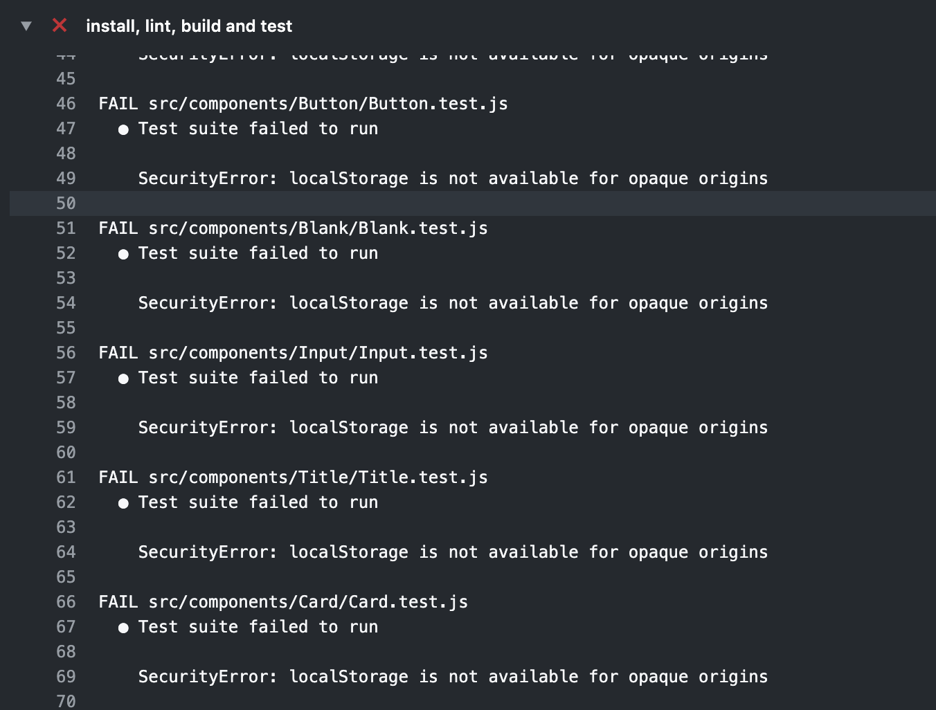 SecurityError: localStorage is not available for opaque origins in jest 25.5.0 · Issue #9917 ...