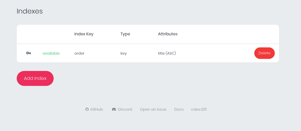 🐛 Bug Report Cannot Create Indexes With Name Order · Issue 2683 · Appwriteappwrite · Github
