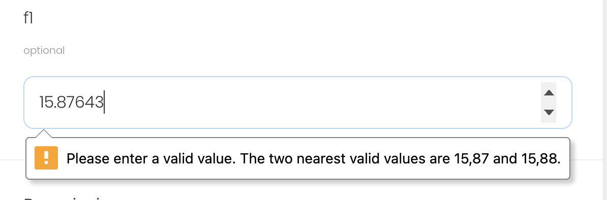 🐛 Bug Report: Float (doubles) in UI only allows 2 decimal · Issue #2764 · appwrite/appwrite · GitHub