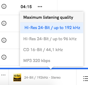 New Hi-Res formats for 24 bit