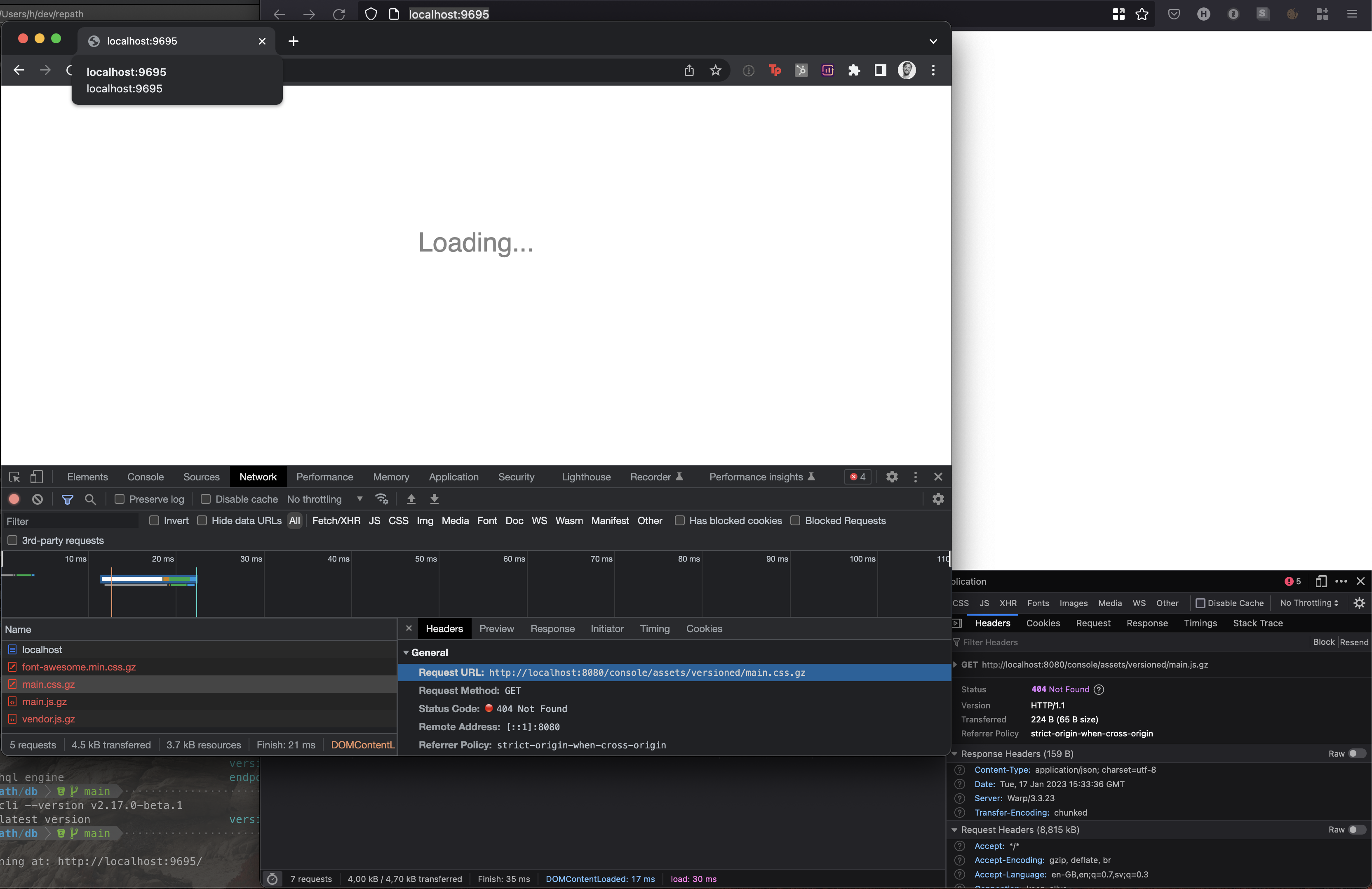 CLI console 2.17.0-beta.1 doesn't load in Firefox · Issue #9378 · hasura/graphql-engine · GitHub