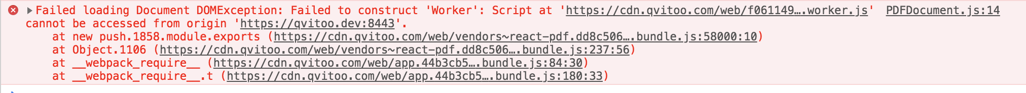Loading from CDN with webpack · Issue #292 · wojtekmaj/react-pdf · GitHub