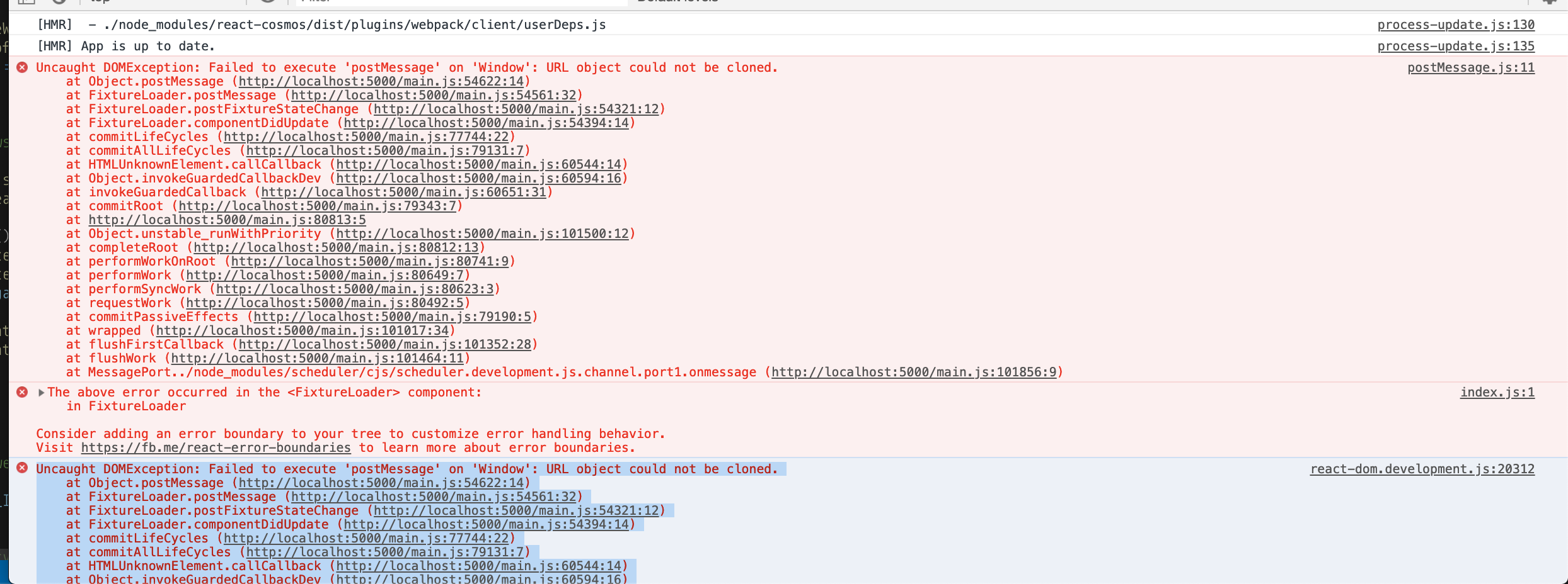 Postmessage Url Could Not Be Cloned · Issue 1002 · React Cosmos React Cosmos · Github