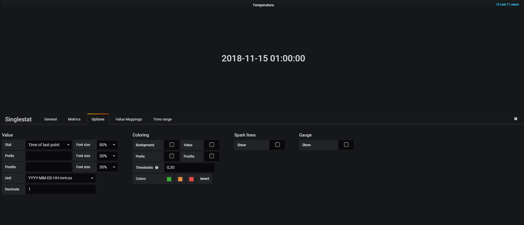 Time Of Maxmin Point In Singlestat Panel · Issue 14112 · Grafanagrafana · Github