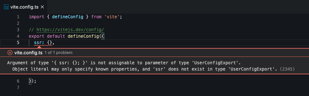 `UserConfig.ssr` not present in .d.ts rollup · Issue #6498 · vitejs/vite · GitHub