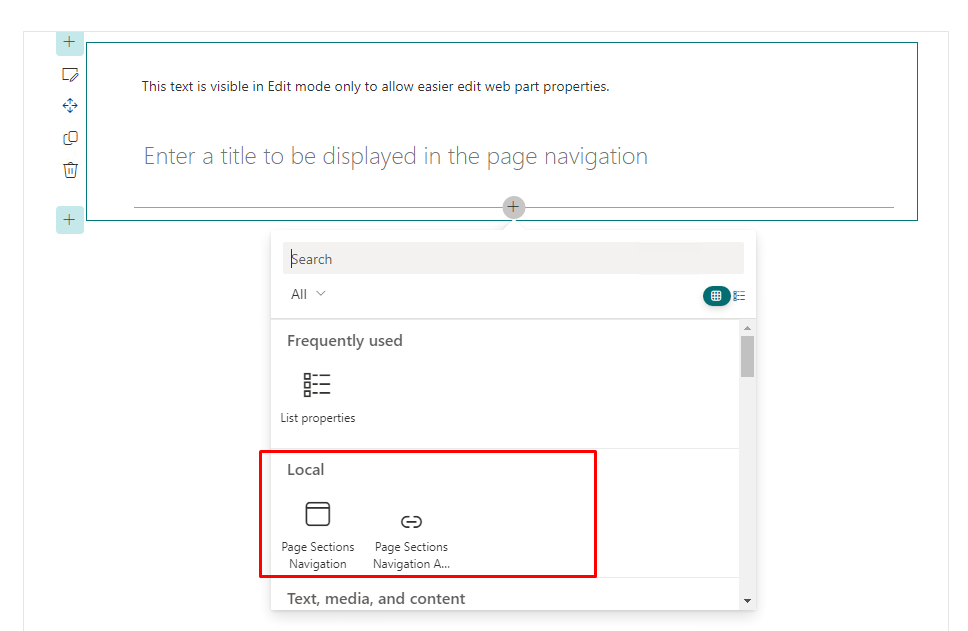 react-page-sections-navigation - · Issue #2816 · pnp/sp-dev-fx-webparts · GitHub