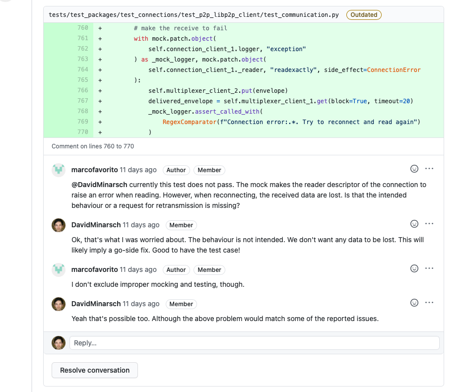 Check Several Minor Issues In P2p Libp2p Connections · Issue 2435 · Fetchai Agents Aea · Github