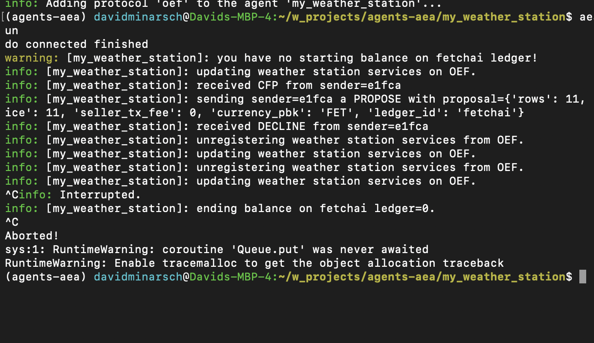 Agent Wont Disconnect Properly · Issue 426 · Fetchai Agents Aea · Github
