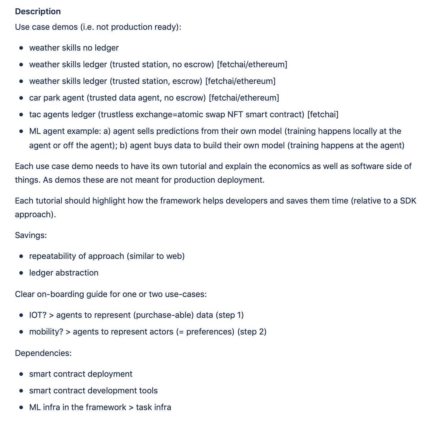 Improve documentation of demos · Issue #586 · fetchai/agents-aea · GitHub