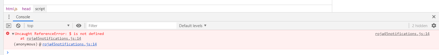 Javascript not included in correct order in back office when added from ...